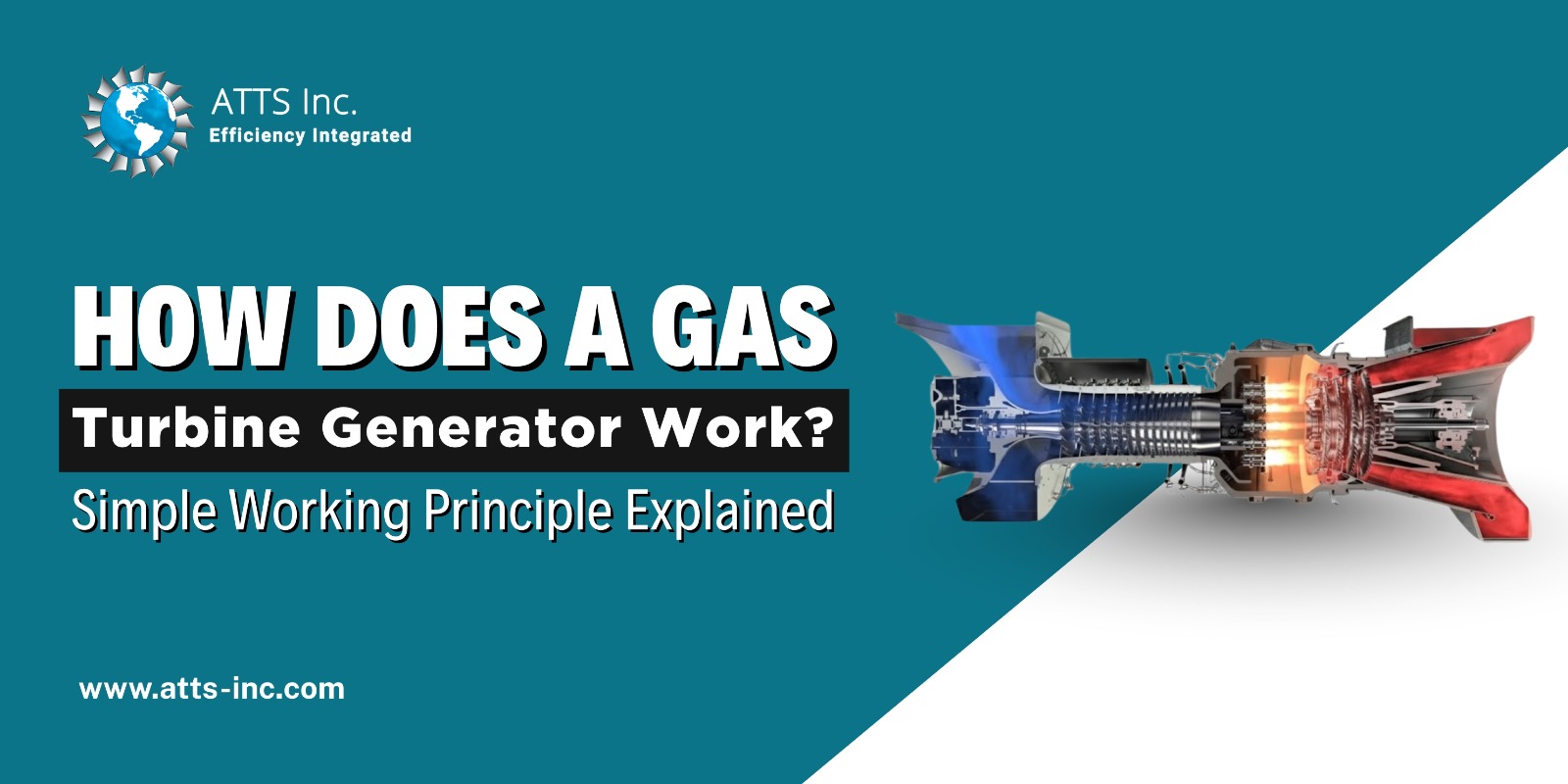 How Does a Gas Turbine Generator Work? Simple Working Principle ...